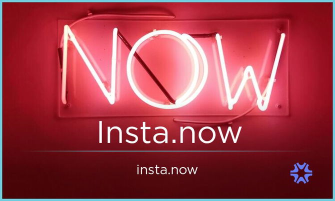 Insta.now: The domain name Insta.now is for sale