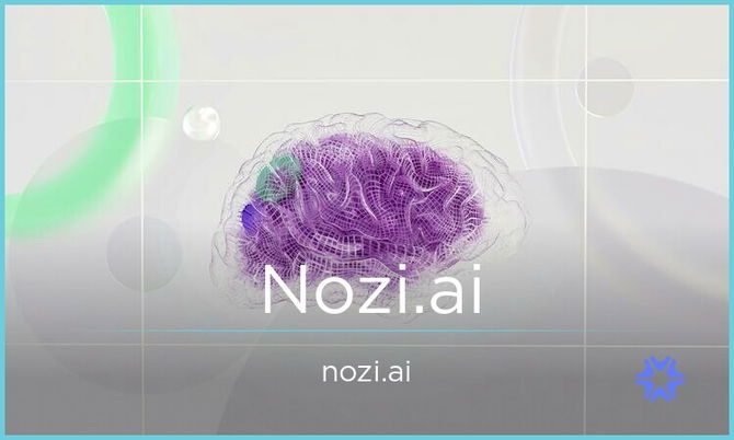 Nozi.ai: The domain name Nozi.ai is for sale