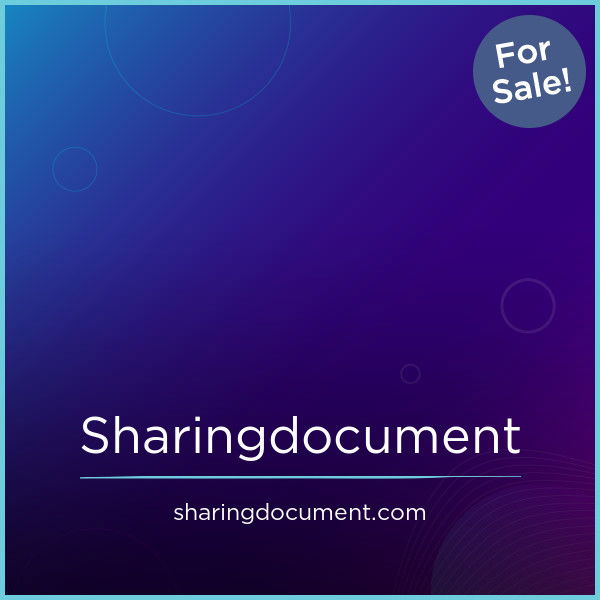 SharingDocument.com — Premium Domain For Sale | Atom
