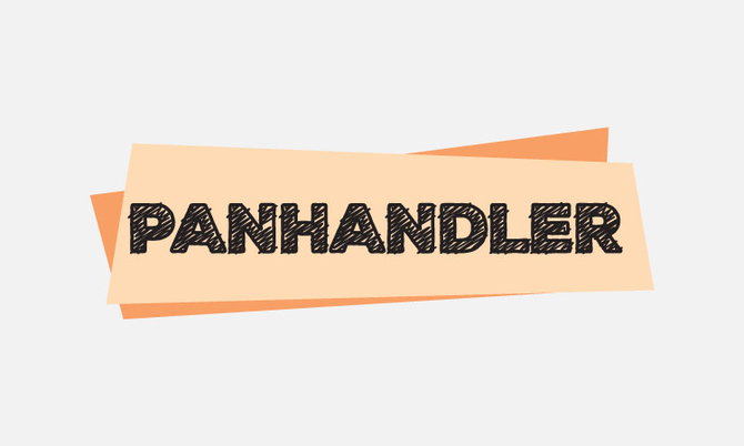 Panhandler: The domain name Panhandler.com is for sale