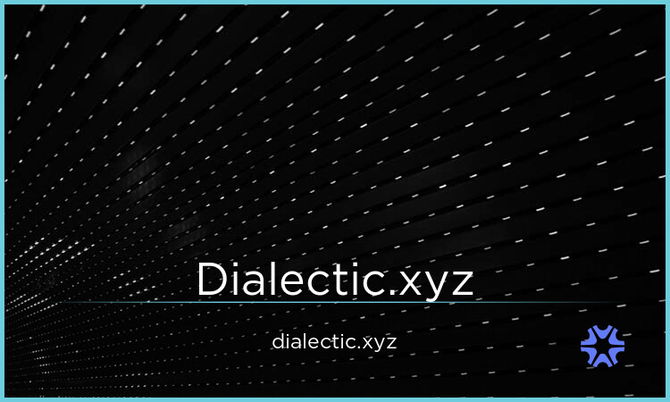 Dialectic.xyz — Premium Domain For Sale | Atom