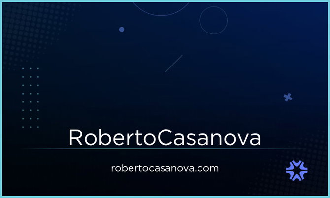 RobertoCasanova.com — Premium Domain For Sale | Atom