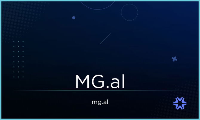 MG.al: The domain name MG.al is for sale