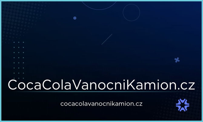 CocaColaVanocniKamion.cz — Premium Domain For Sale | Atom