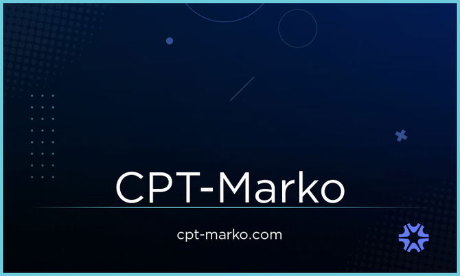 CPT-Marko: The domain name CPT-Marko.com is for sale