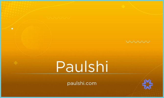 paulshi.com — Premium Domain For Sale | Atom
