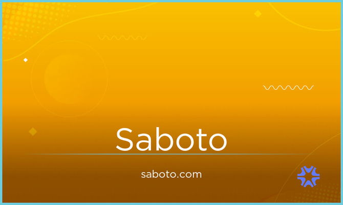 Saboto.com is for sale
