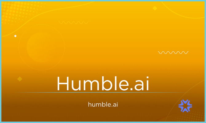 Humble.ai: The domain name Humble.ai is for sale