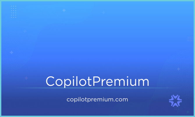 CopilotPremium: The domain name CopilotPremium.com is for sale
