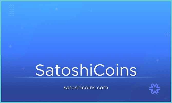satoshicoins.com — Premium Domain For Sale | Atom