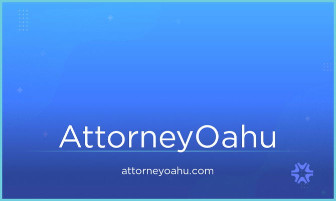 AttorneyOahu: The domain name AttorneyOahu.com is for sale