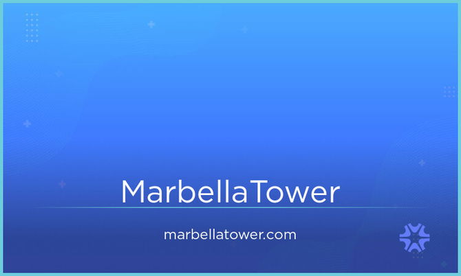 MarbellaTower: The domain name MarbellaTower.com is for sale