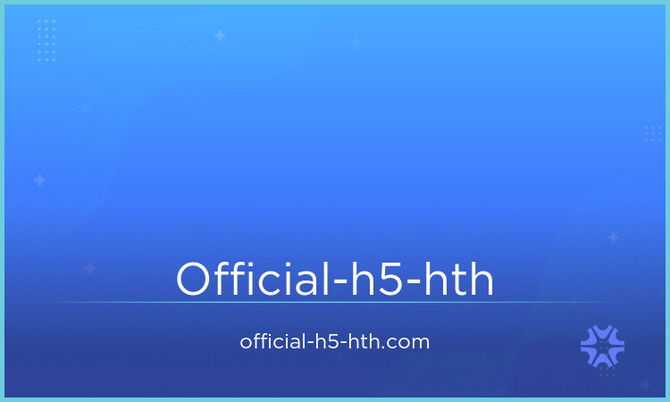 official-h5-hth: The domain name official-h5-hth.com is for sale