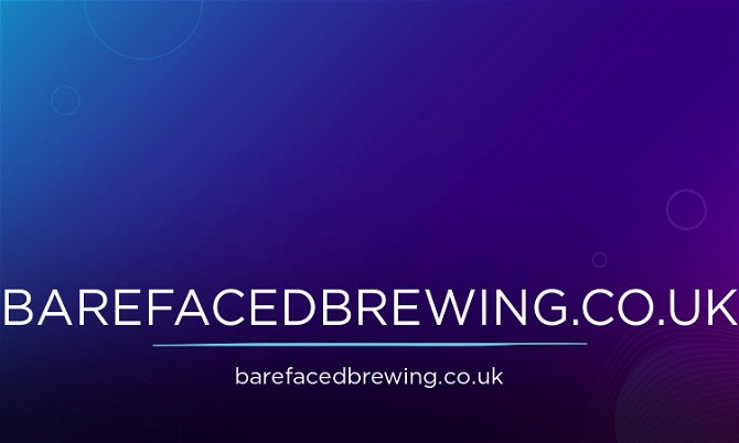 barefacedbrewing.co.uk is for sale