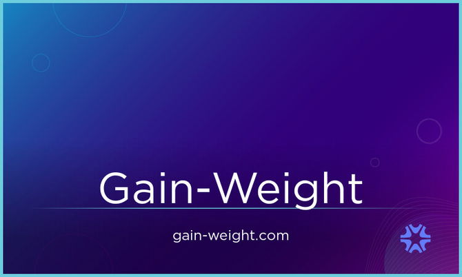 Gain-Weight: The domain name Gain-Weight.com is for sale