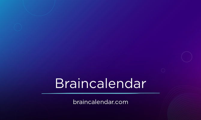 BrainCalendar.com is for sale