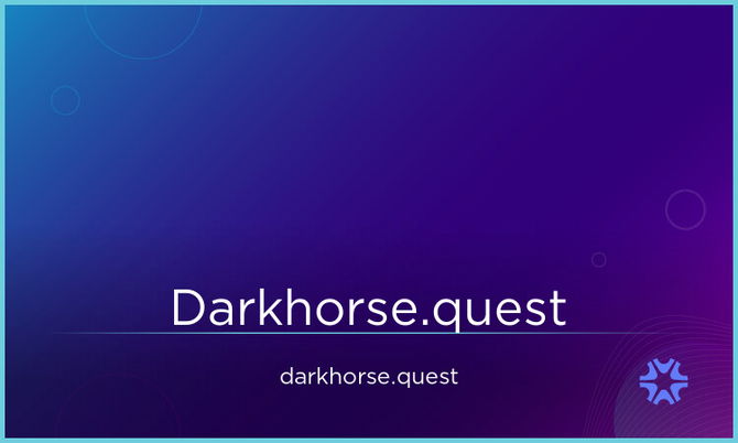 darkhorse.quest: The domain name darkhorse.quest is for sale