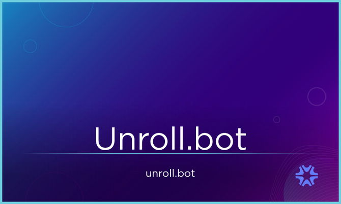 Unroll.bot: The domain name Unroll.bot is for sale