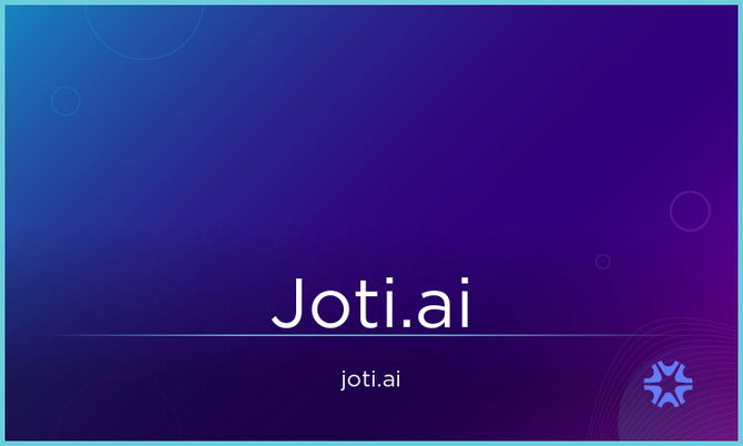 Joti.ai: The domain name Joti.ai is for sale