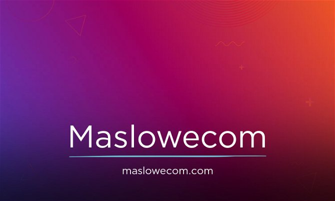 MasloweCom.com is for sale