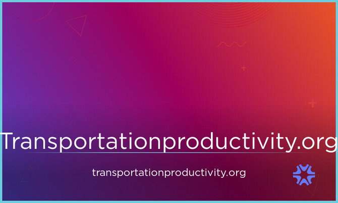 Transportationproductivity.org — Premium Domain For Sale | Atom