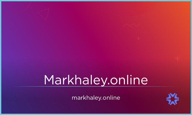 MarkHaley.online — Premium Domain For Sale | Atom
