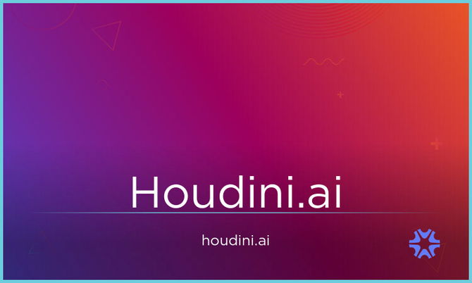 Houdini.ai: The domain name Houdini.ai is for sale