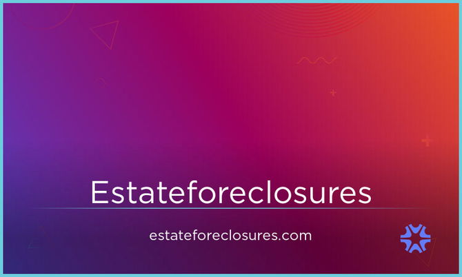 EstateForeclosures.com — Premium Domain For Sale | Atom