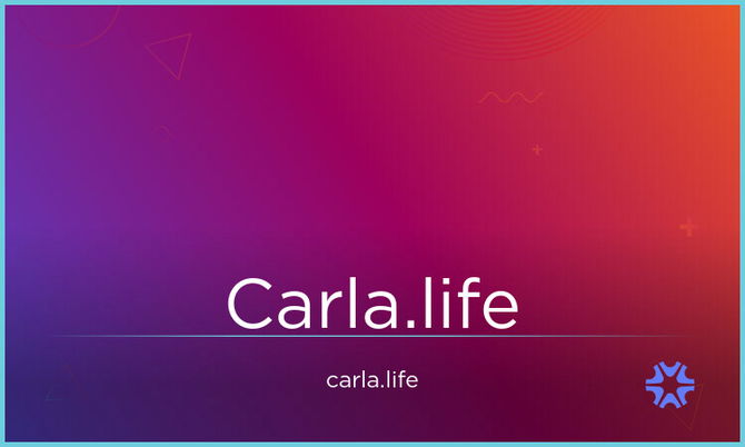 Carla.Life: The domain name Carla.Life is for sale