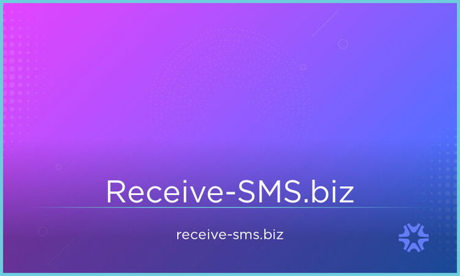 receive-sms.biz — Premium Domain For Sale | Atom