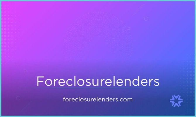 ForeclosureLenders.com — Premium Domain For Sale | Atom