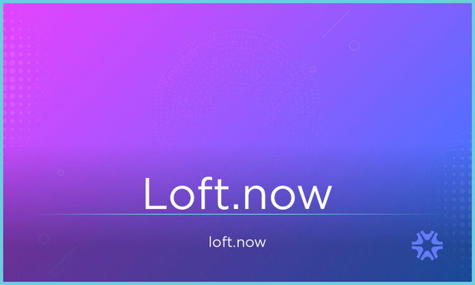 Loft.now: The domain name Loft.now is for sale
