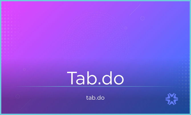 Tab.do: The domain name Tab.do is for sale