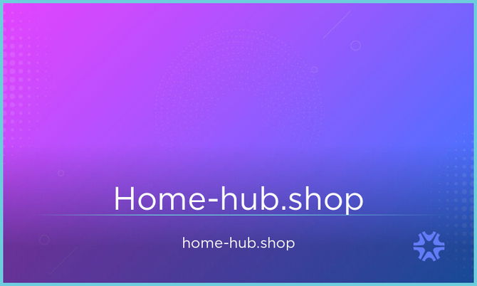 home-hub.shop — Premium Domain For Sale | Atom