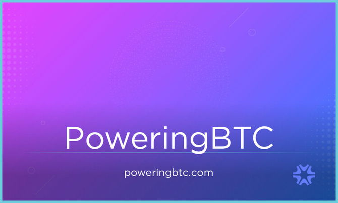 PoweringBTC: The domain name PoweringBTC.com is for sale