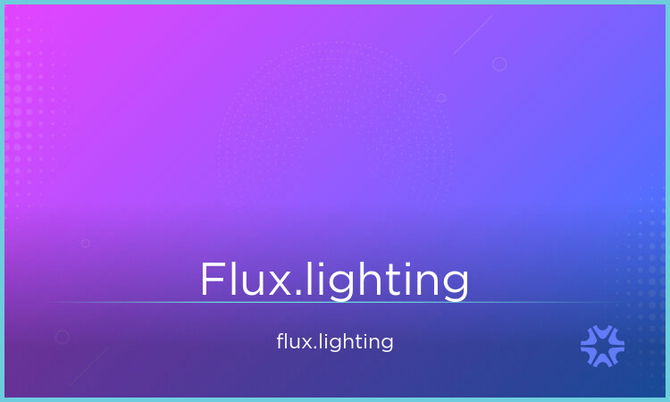 Flux.Lighting: The domain name Flux.Lighting is for sale