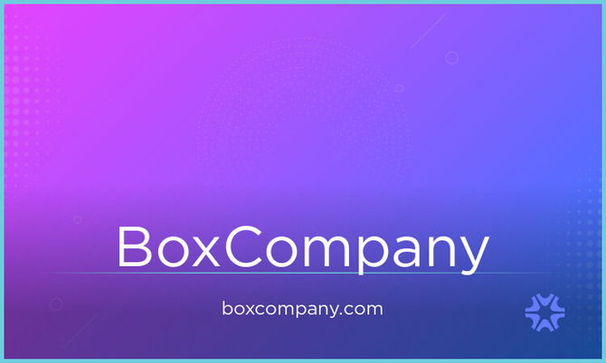 BoxCompany: The domain name BoxCompany.com is for sale