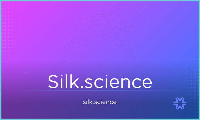 Silk.science: The domain name Silk.science is for sale