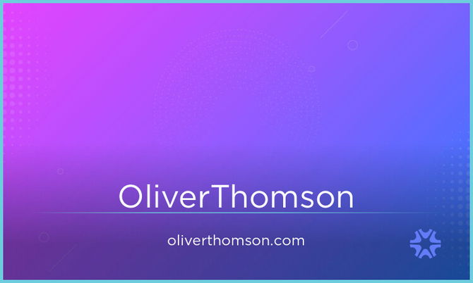 OliverThomson: The domain name OliverThomson.com is for sale