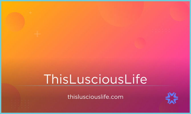ThisLusciousLife: The domain name ThisLusciousLife.com is for sale