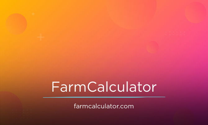 FarmCalculator.com is for sale