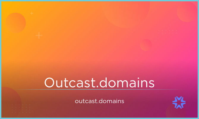 Outcast.domains — Premium Domain For Sale | Atom