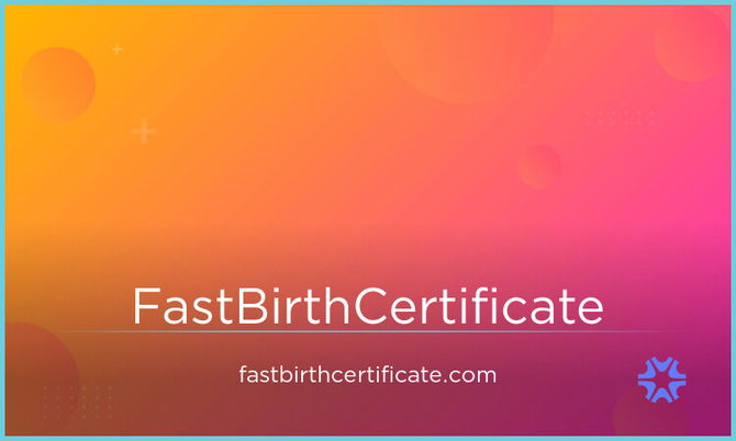 FastBirthCertificate: The domain name FastBirthCertificate.com is for sale
