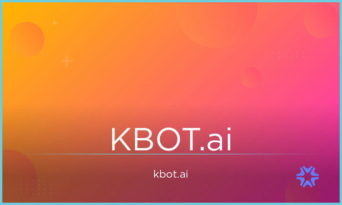 KBOT.ai: The domain name KBOT.ai is for sale