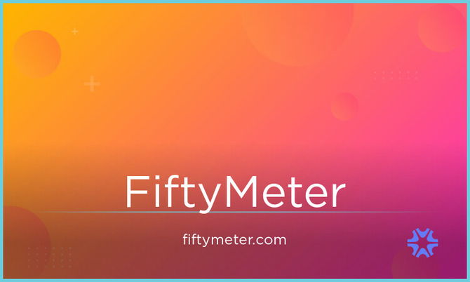 FiftyMeter: The domain name FiftyMeter.com is for sale