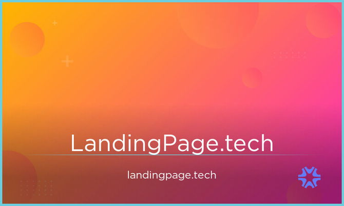 LandingPage.tech: The domain name LandingPage.tech is for sale