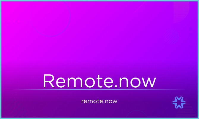 Remote.now is for sale