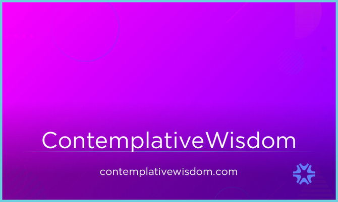 ContemplativeWisdom: The domain name ContemplativeWisdom.com is for sale