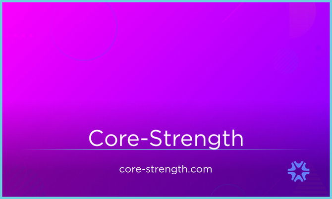 Core-Strength: The domain name Core-Strength.com is for sale