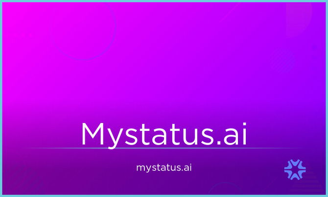 Mystatus.ai is for sale